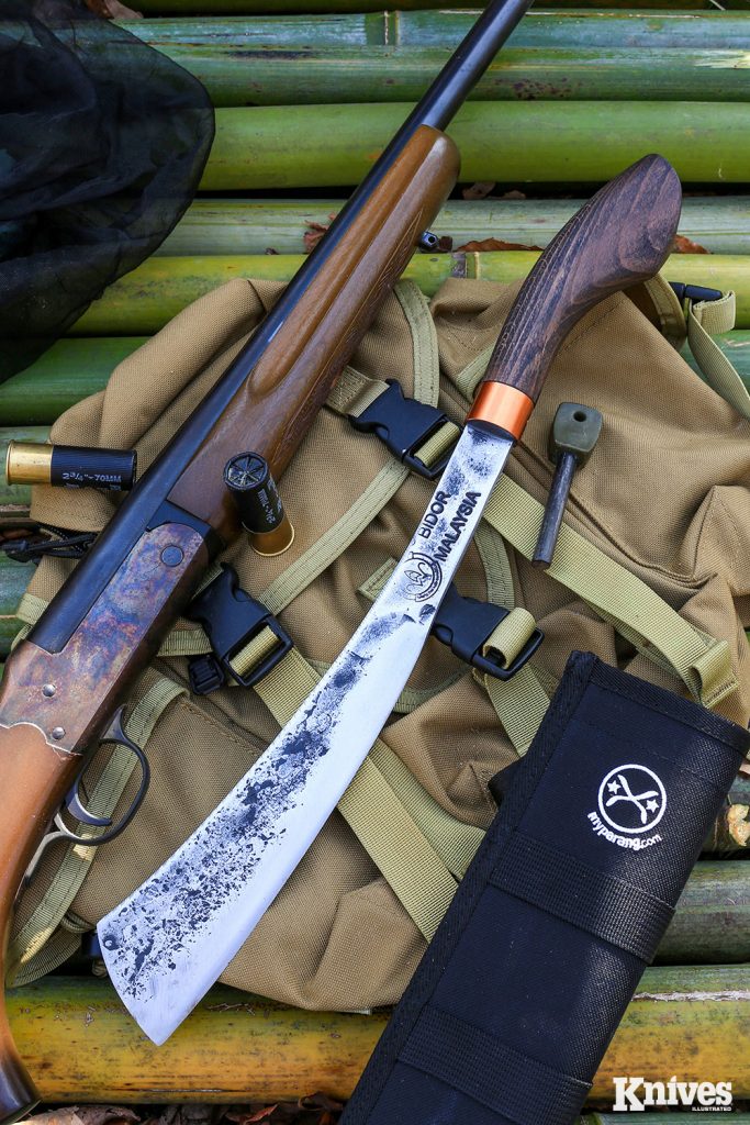 Bushcrafting with authentic Malaysian Parangs - Knives Illustrated