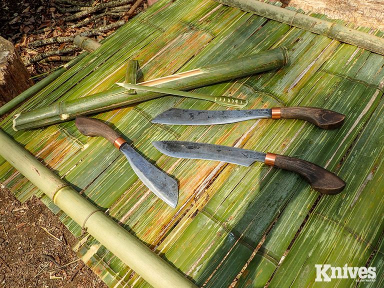 Bushcrafting with authentic Malaysian Parangs - Knives Illustrated