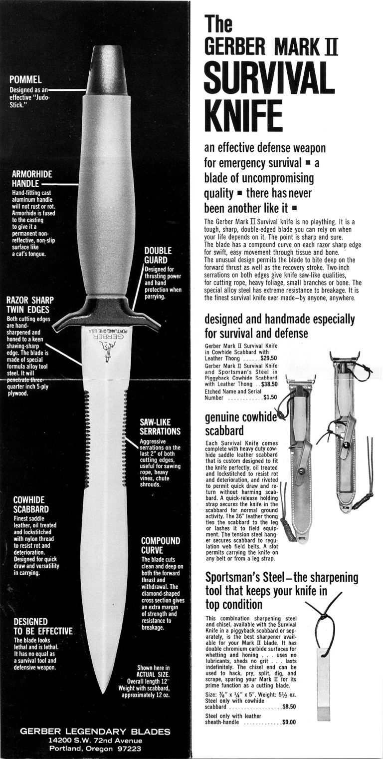 DAGGER REVIEW: GERBER’S ICONIC MARK 1 & MARK II - Knives Illustrated