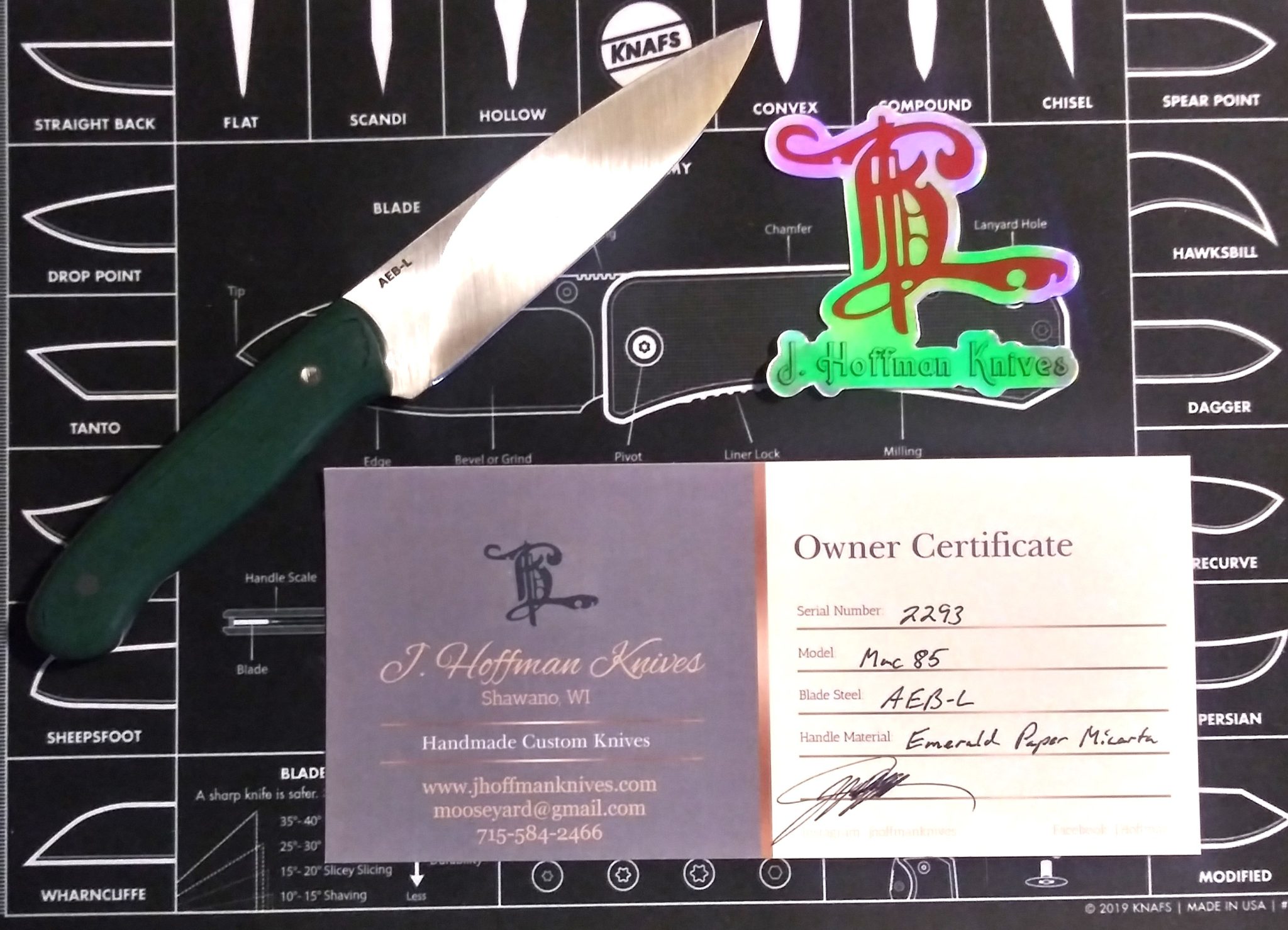 Review: Muc 85 by J. Hoffman Knives - Knives Illustrated