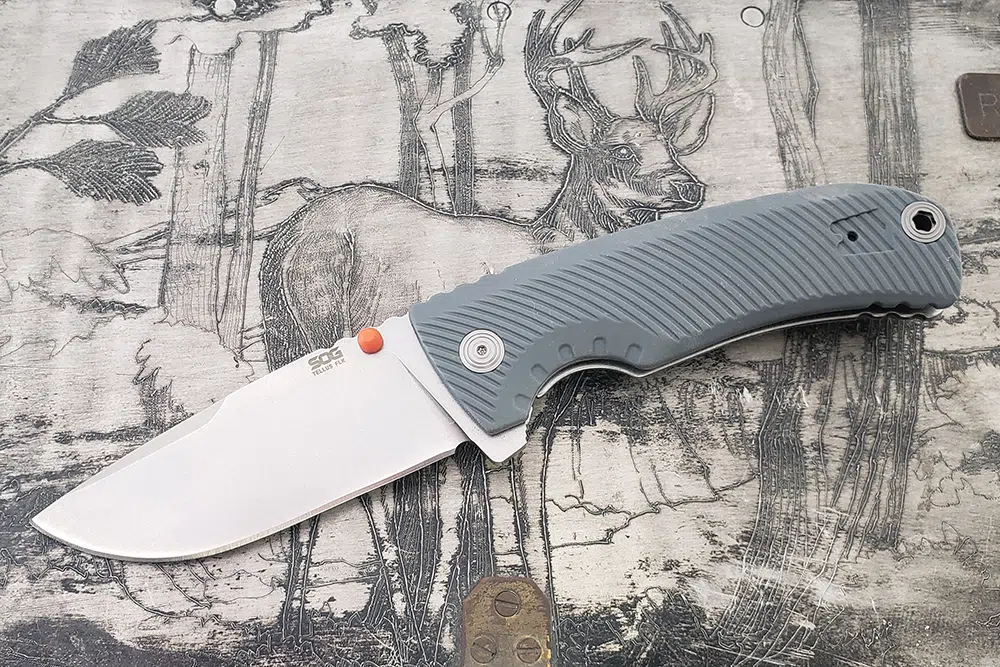 SOG TELLUS FX AND FLK - Knives Illustrated